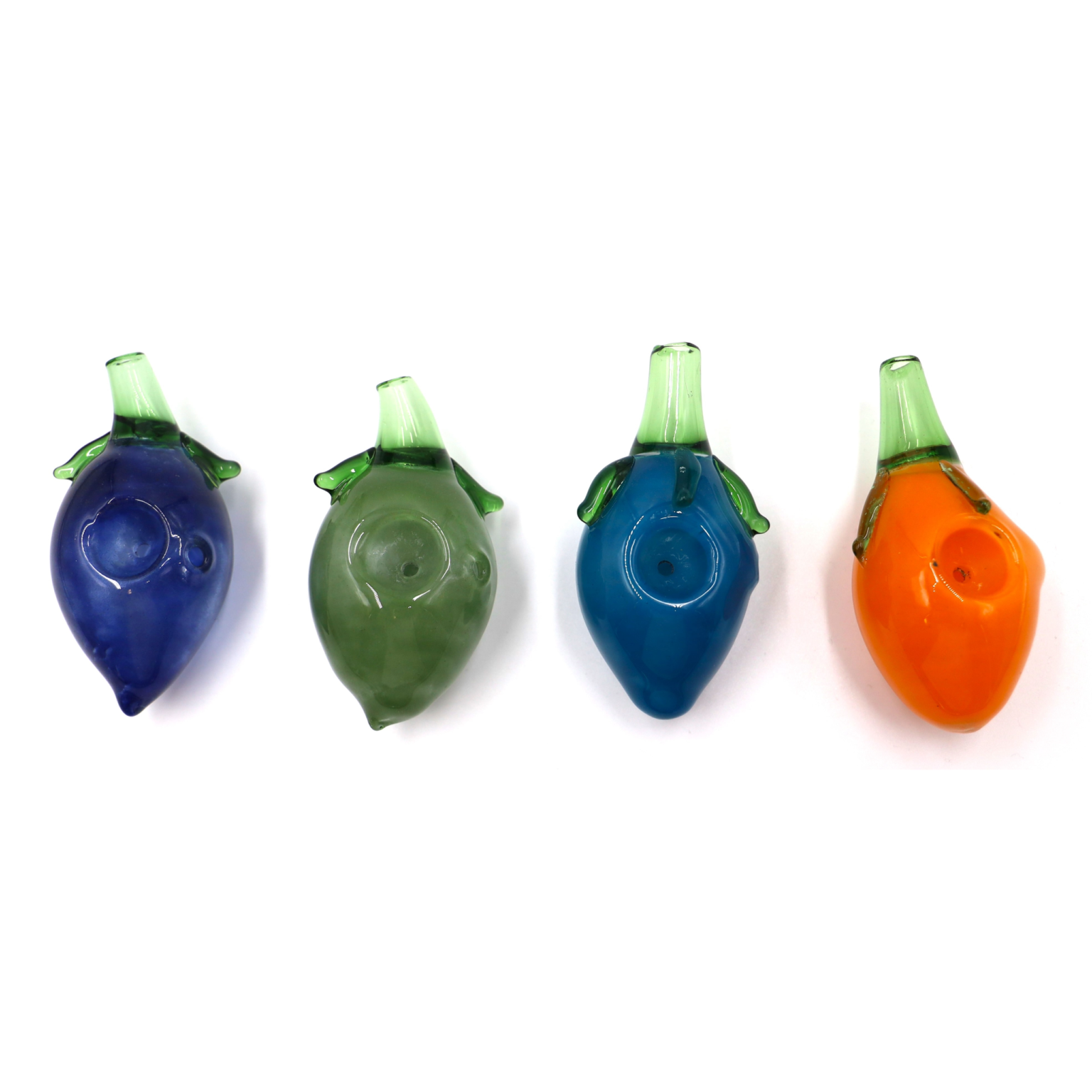 Hand Pipes Pack of 4 Assorted Pepper Pipes