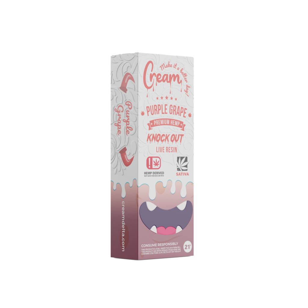 Cream 1.2 Gram Disposable-Knockout Blend: Unbeatable Strength