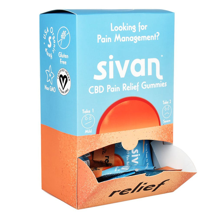 Sivan 10 Pack Dispenser Box-Relief